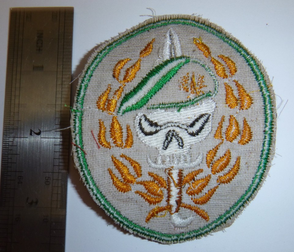 Deaths Head - Patch - BLACK OPS DAGGER - US SPECIAL FORCES - Vietnam War - H.799 | eBay