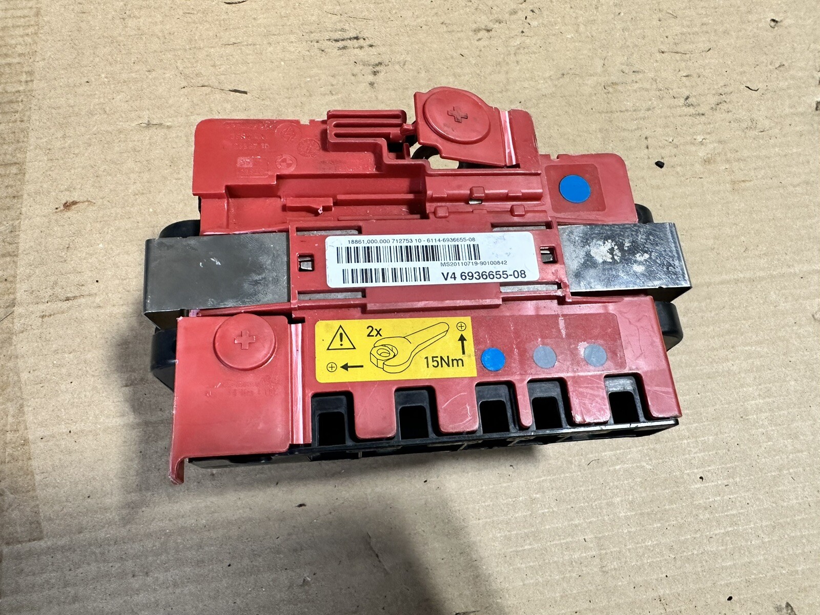 BMW 3 Series LCI E90 E91 E92 Positive Battery Terminal Distribution Box ...