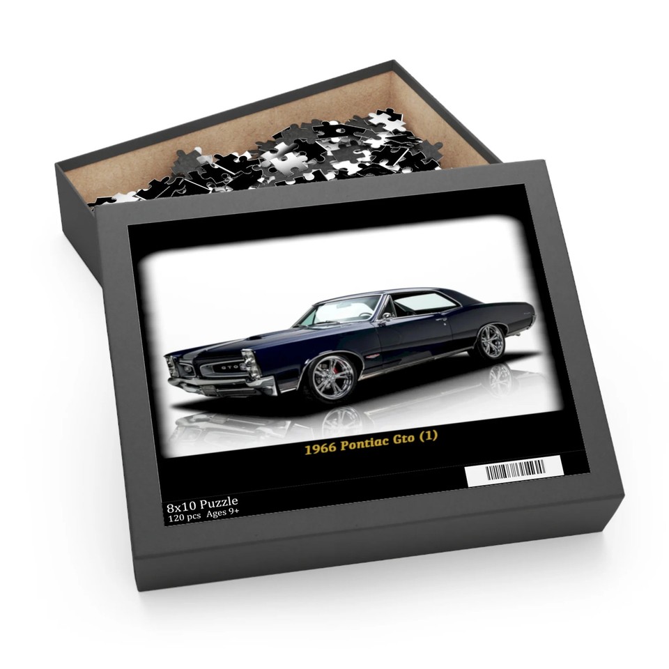 Iconic 1966 Pontiac GTO Muscle Car Temp Puzzle (120 pcs) – Thrilling ...