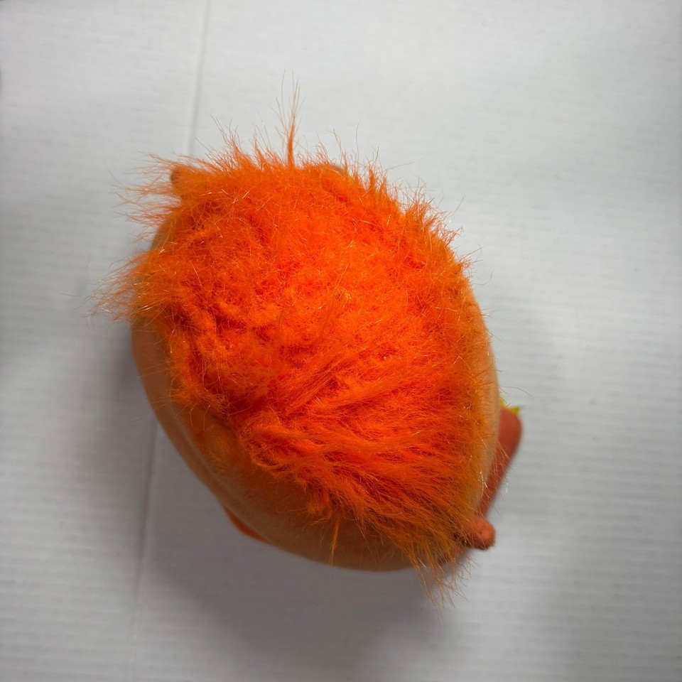 The Puppet Company Orange Monster Hand Puppet with Glasses & Hair UK ...