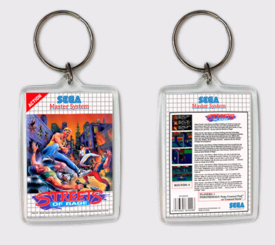 Streets Of Rage Sega Master System Porte-Clés Keyring | eBay