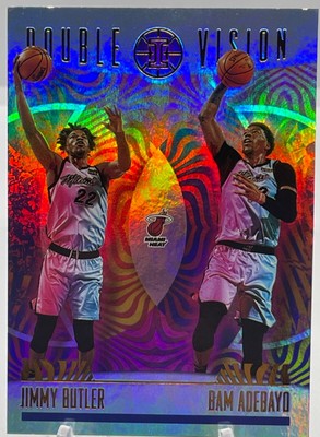 2020-21 Illusions Double Vision Bam Adebayo Jimmy Butler #15 FREE ...