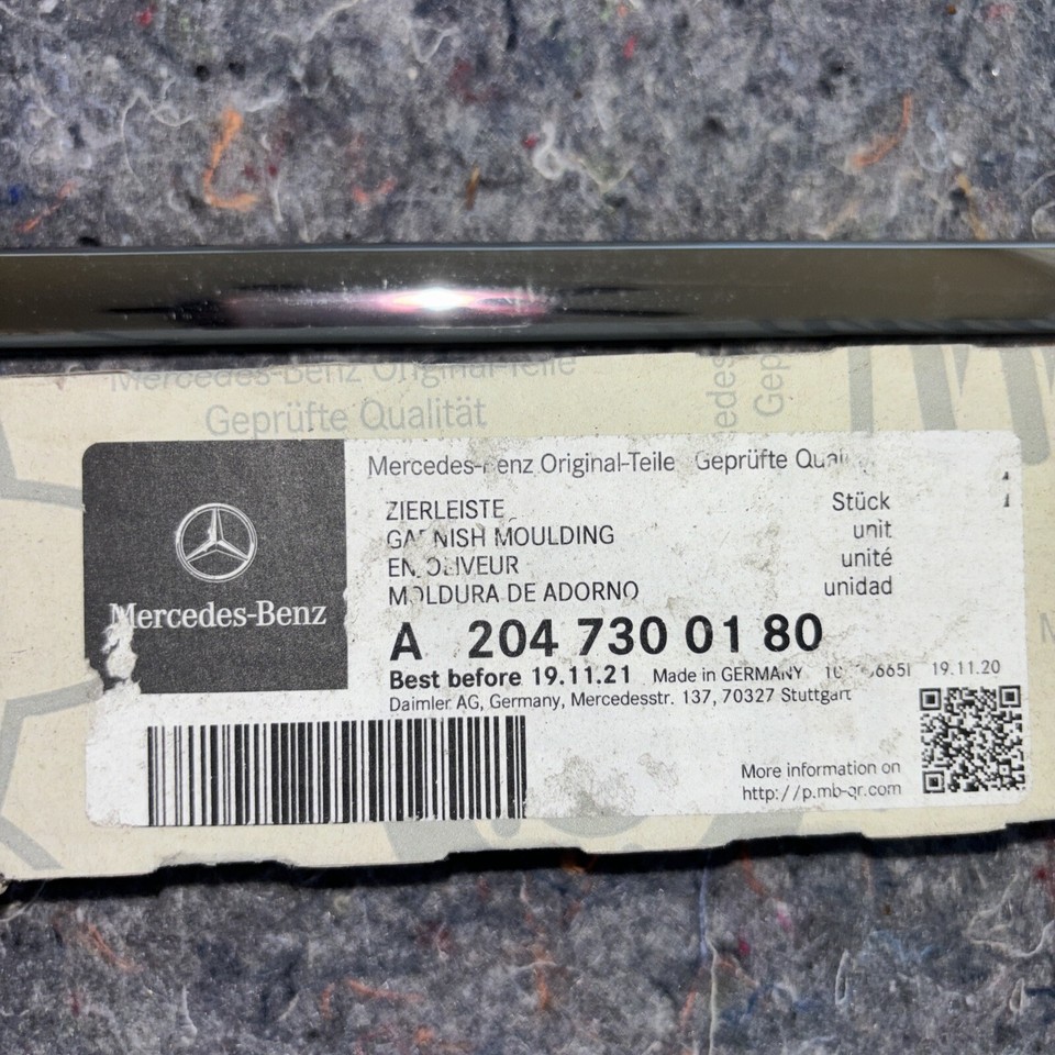 Genuine Mercedes 2047300180, A2047300180 Door Molding; Rear Left | eBay