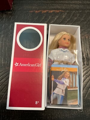 AMERICAN GIRL Julie Mini Doll w/Mini Book | eBay