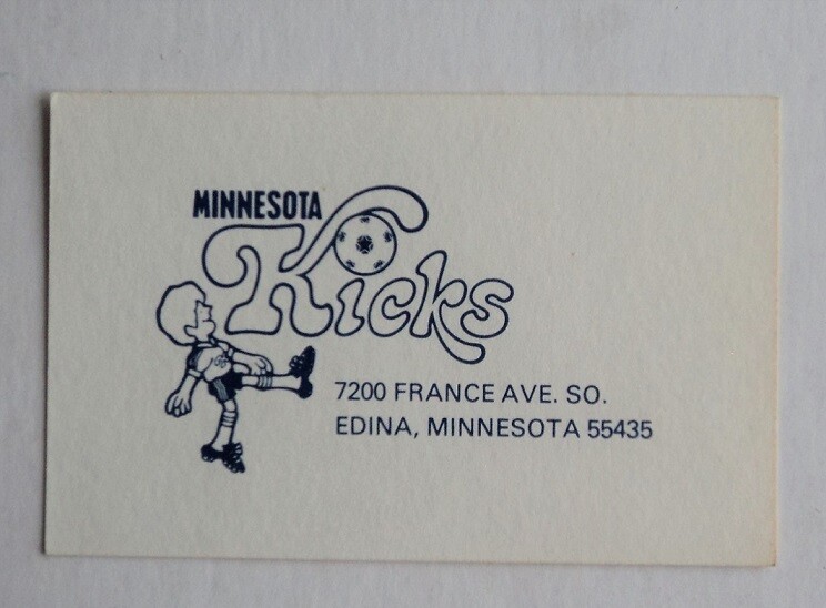 1976 Minnesota Kicks Soccer NASL Schedule - | eBay