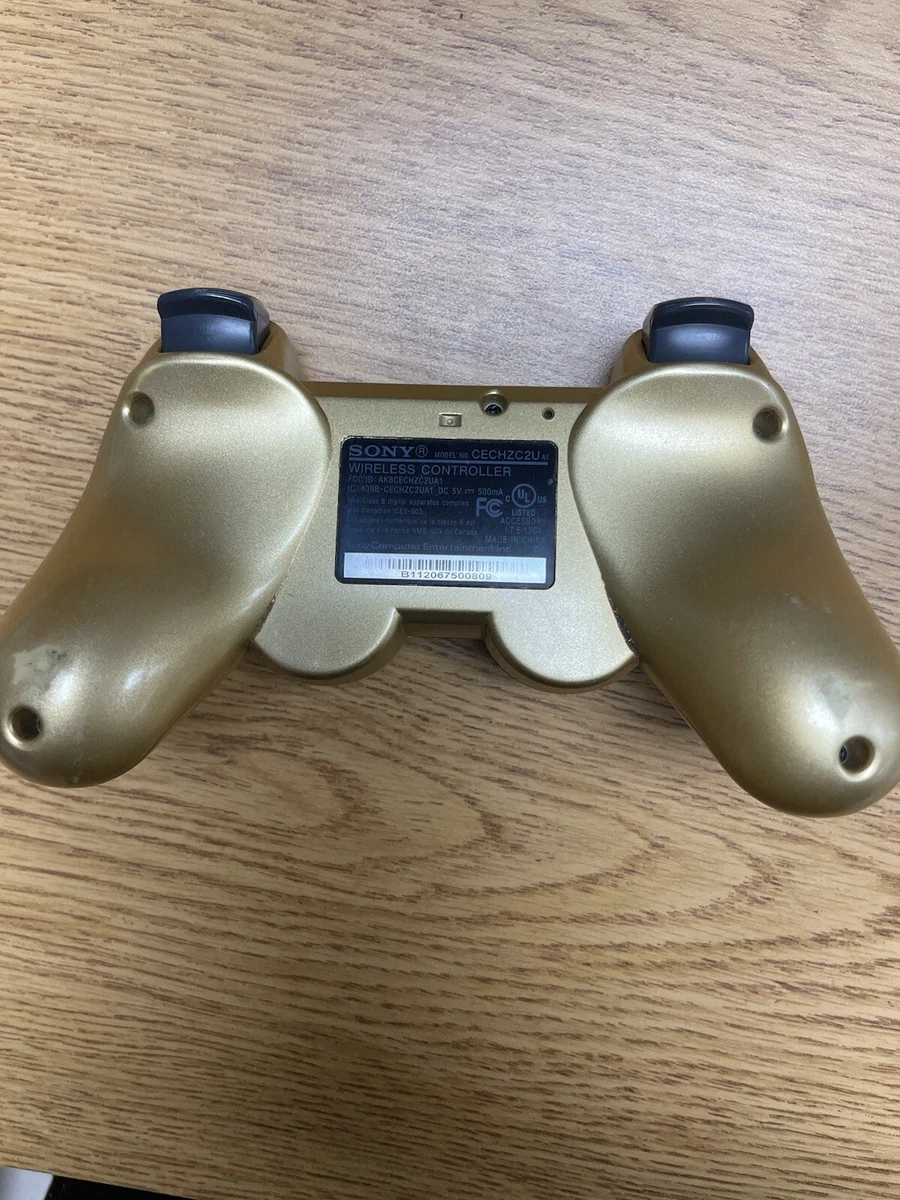 Metallic Gold Ps3 Controller