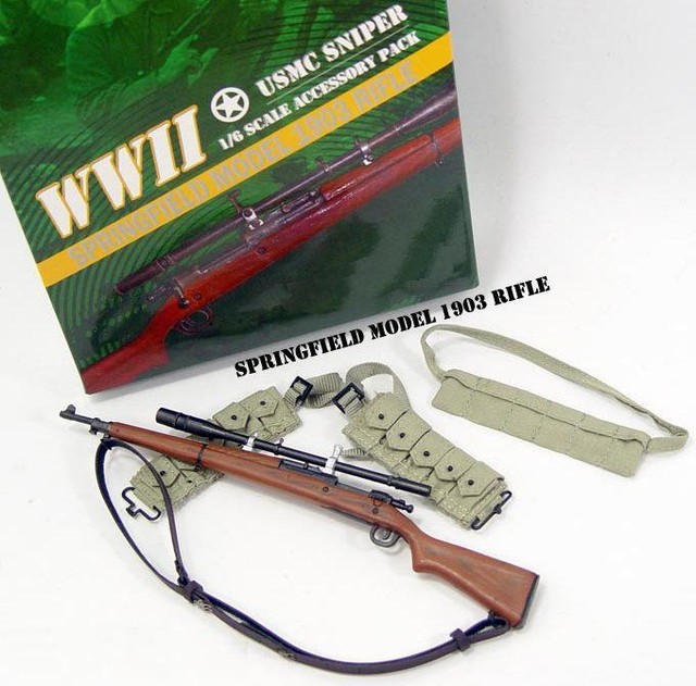 M1903 1:6 Scale WW2 SAVING PRIVATE RYAN USMC MARINE SPRINGFIELD SNIPER ...