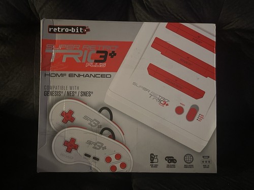 Retro-Bit Super Retro Trio HD Plus 720P 3 In 1 Console System HDMI Port ...