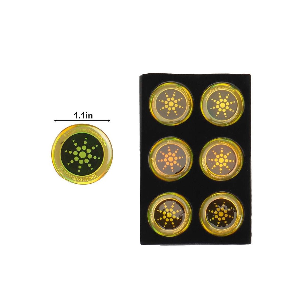 Brand New 6/12/18pcs Round Stickers Quantum Anti R-a-d-i-ation For ...