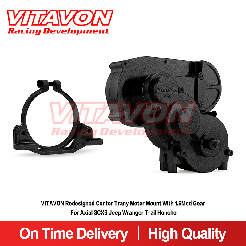 Vitavon Redesigned Center Trany Motor Mount with 1.5Mod gear For Axial SCX6 | eBay