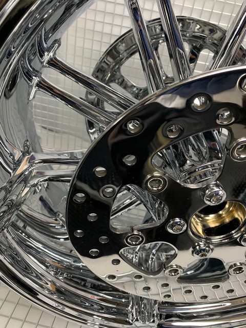 Harley Davidson FXBR Softail Breakout 10 Spoke Black Rear Wheel OEM ...