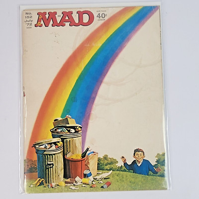Vintage MAD Magazine Issue No. 152 July 1972 | eBay