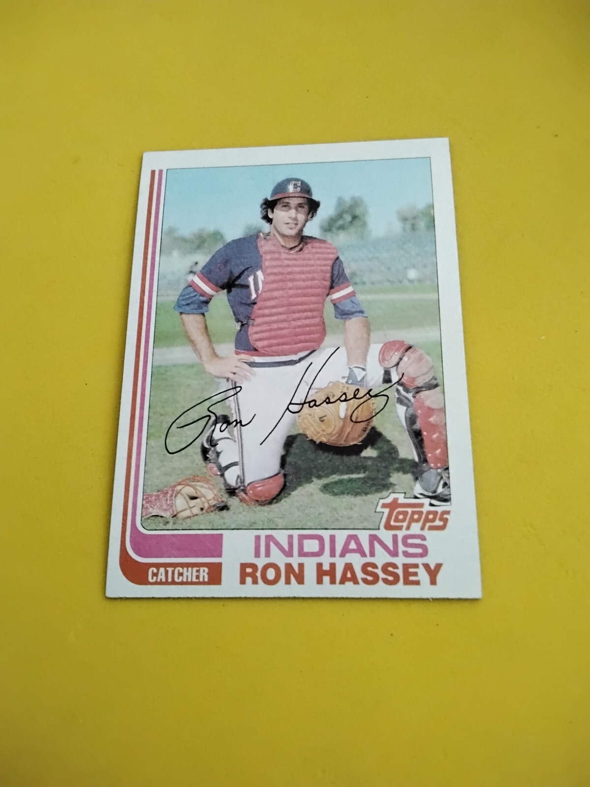 1982 Topps Ron Hassey #54 Cleveland Indians | eBay
