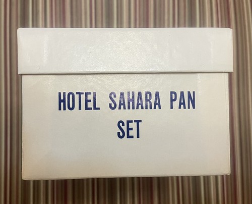 PAN PANGUINGUE Sahara Hotel Playing Cards BLUE Boxed Set Vintage FREE ...