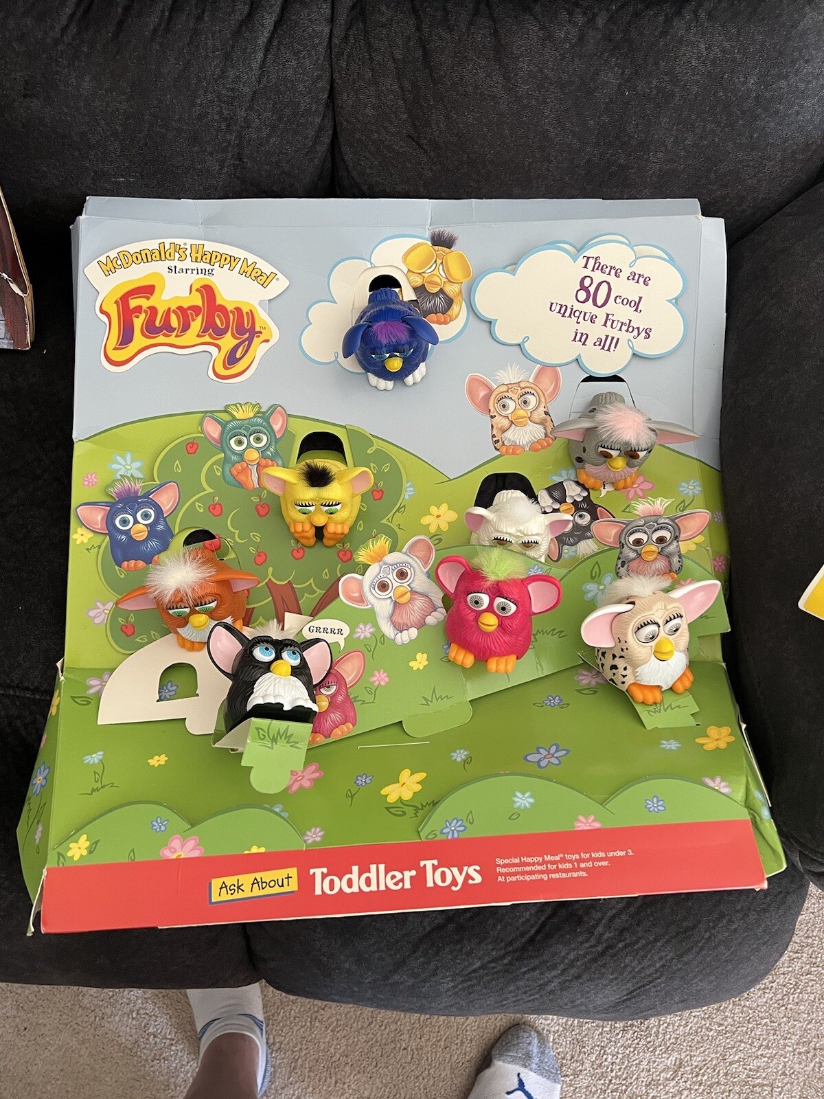 McDonald’s 1999 Furby Happy Meal Display w/Eight Toys | eBay