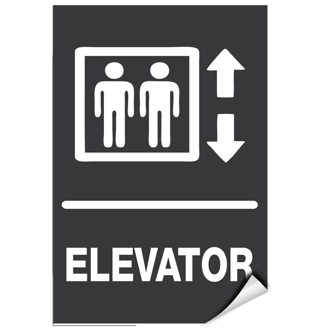 Elevator Business Sign Elevator Signs Elevator Room Signs LABEL DECAL ...