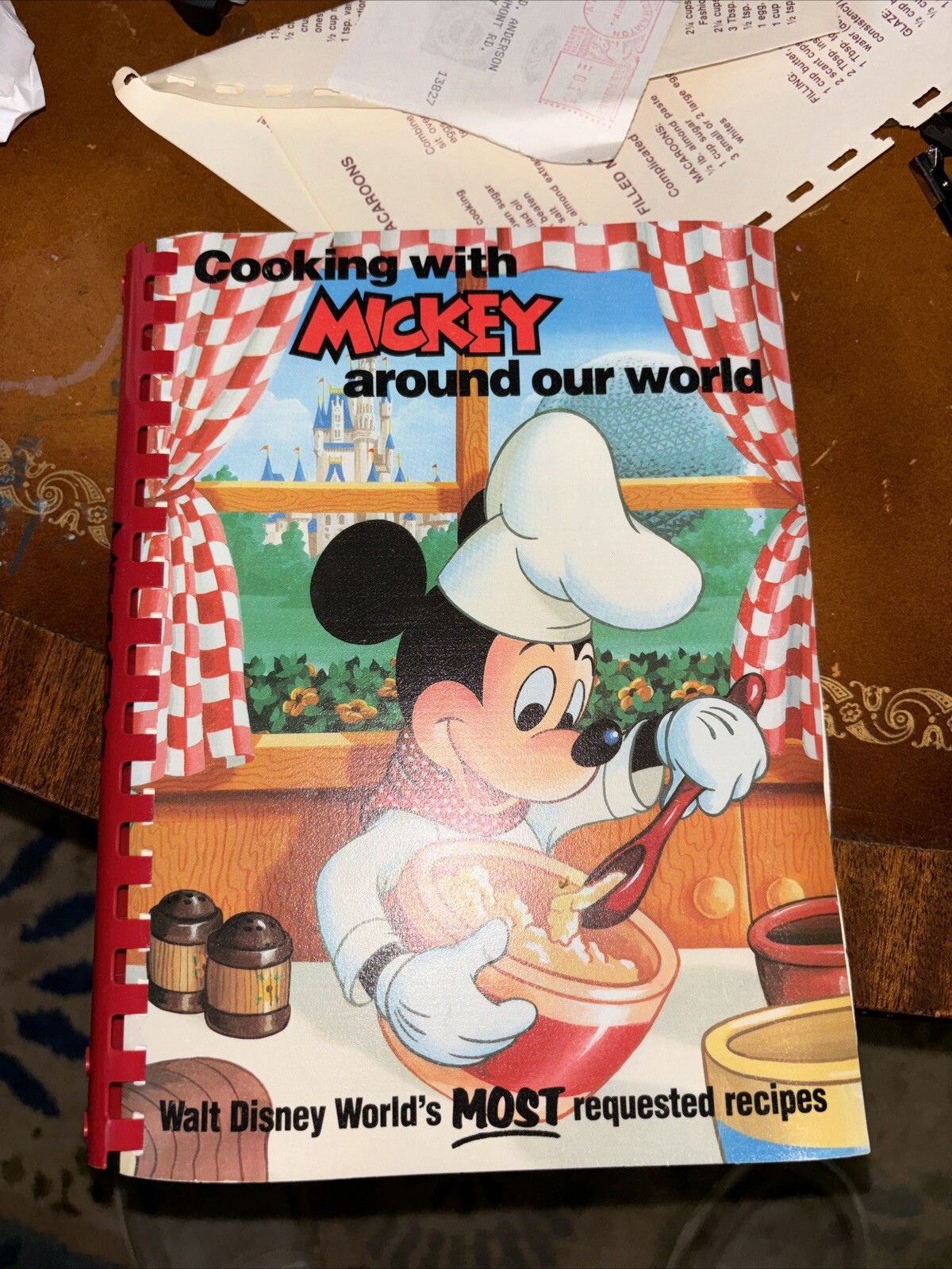 Walt Disney Mickey Mouse Cooking With Mickey Around Our World Cookbook ...