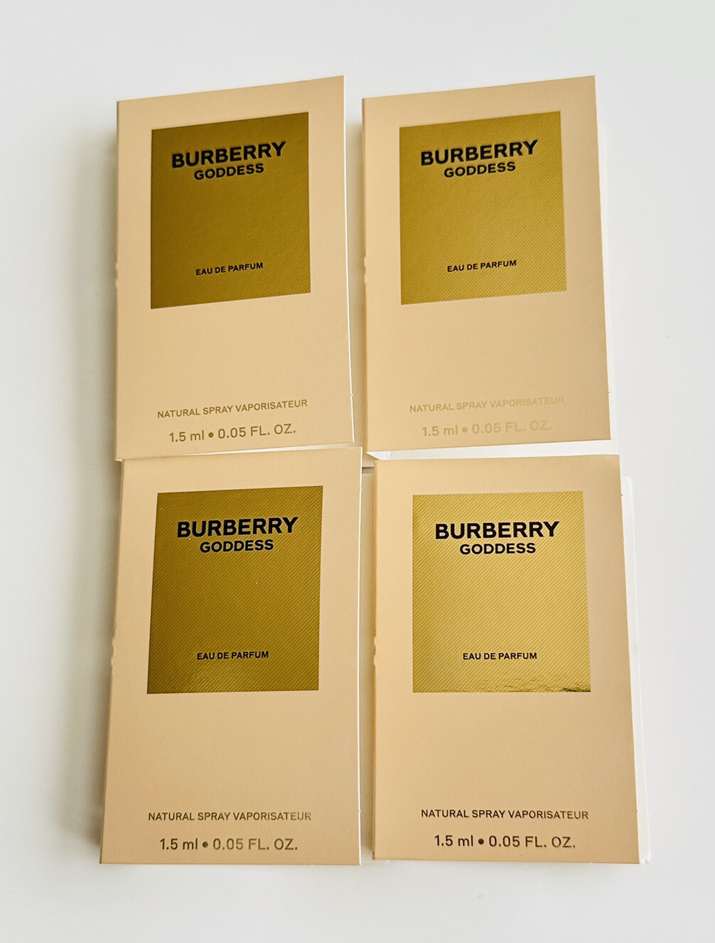 Burberry Goddess Eau de Parfum Sample Size 1.5ml (4pcs) | eBay