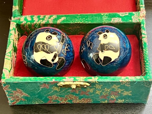 Vintage Panda Baoding Balls Set - Panda Musical Baoding Balls - Stress ...