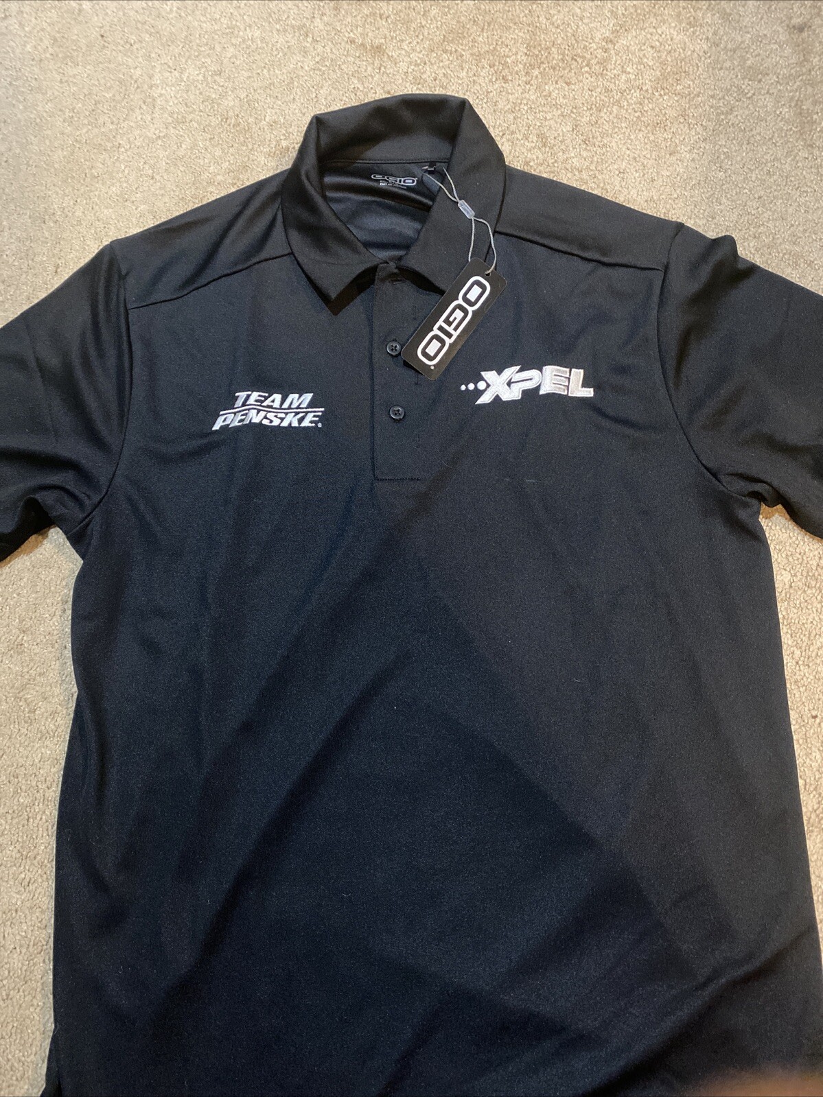 Team Penske Racing M Team Issued Polo Shirt XPEL Motorsports New w/Tg ...
