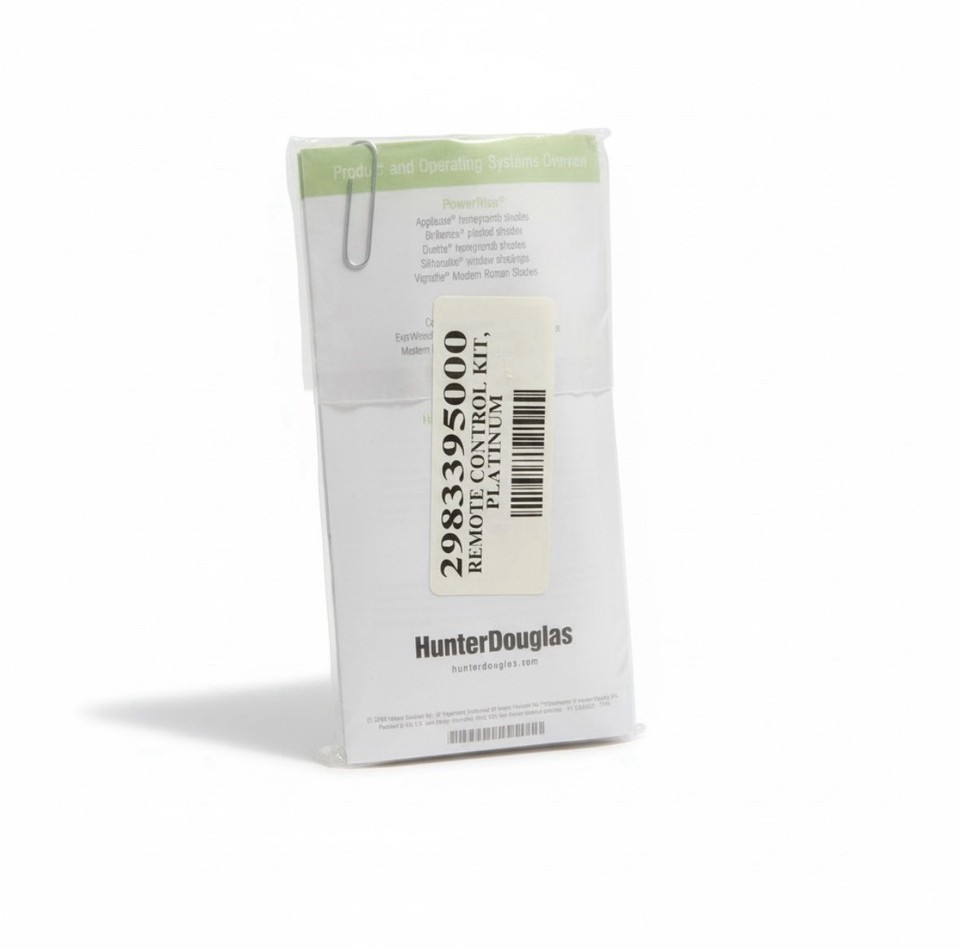 Hunter Douglas Platinum Remote Control NEW- PowerGlide, PowerRise and ...