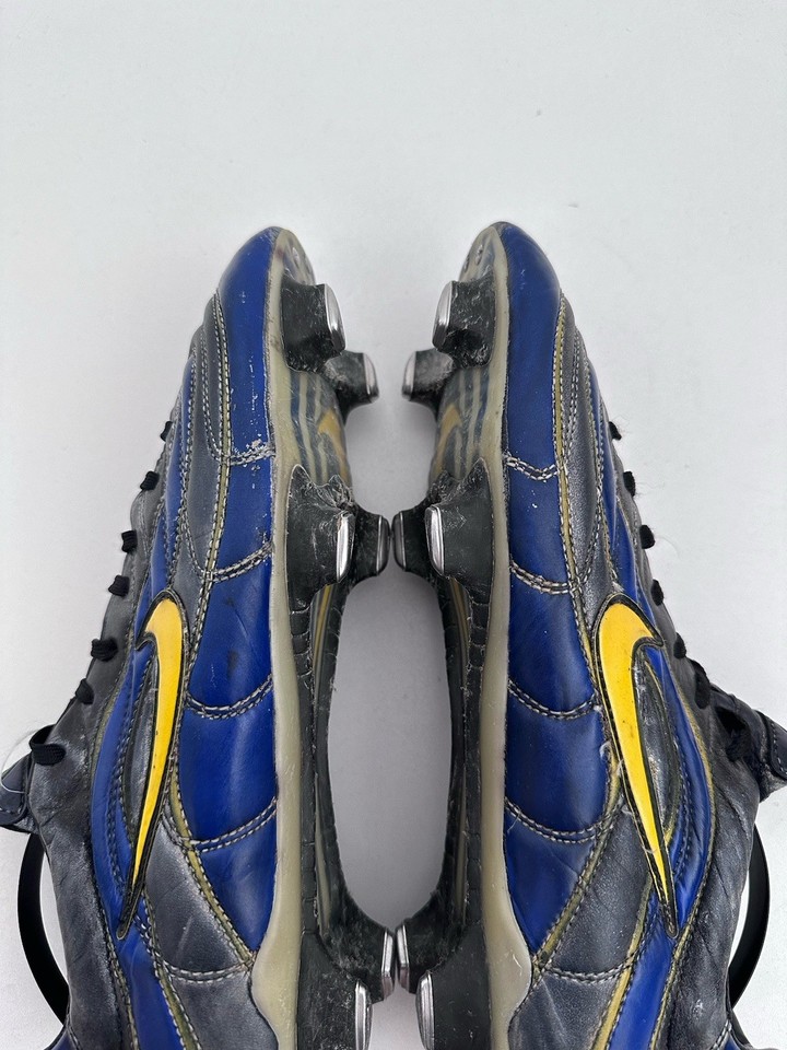 Nike Mercurial 1998 R9 Silver Blue Fenomeno Ronaldo Football Soccer ...