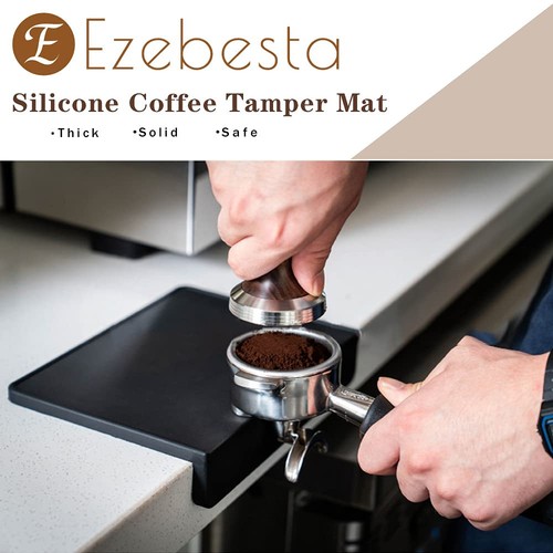 Thick Coffee Tamper Mat Silicone Tamp Station Espresso Tamping Mat ...