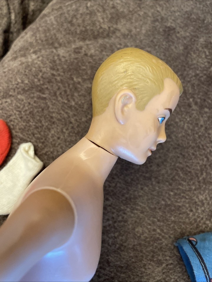 Vintage Barbie KEN - #1020 BENDABLE / BEND LEG KEN DOLL (1965) + EXTRAS ...
