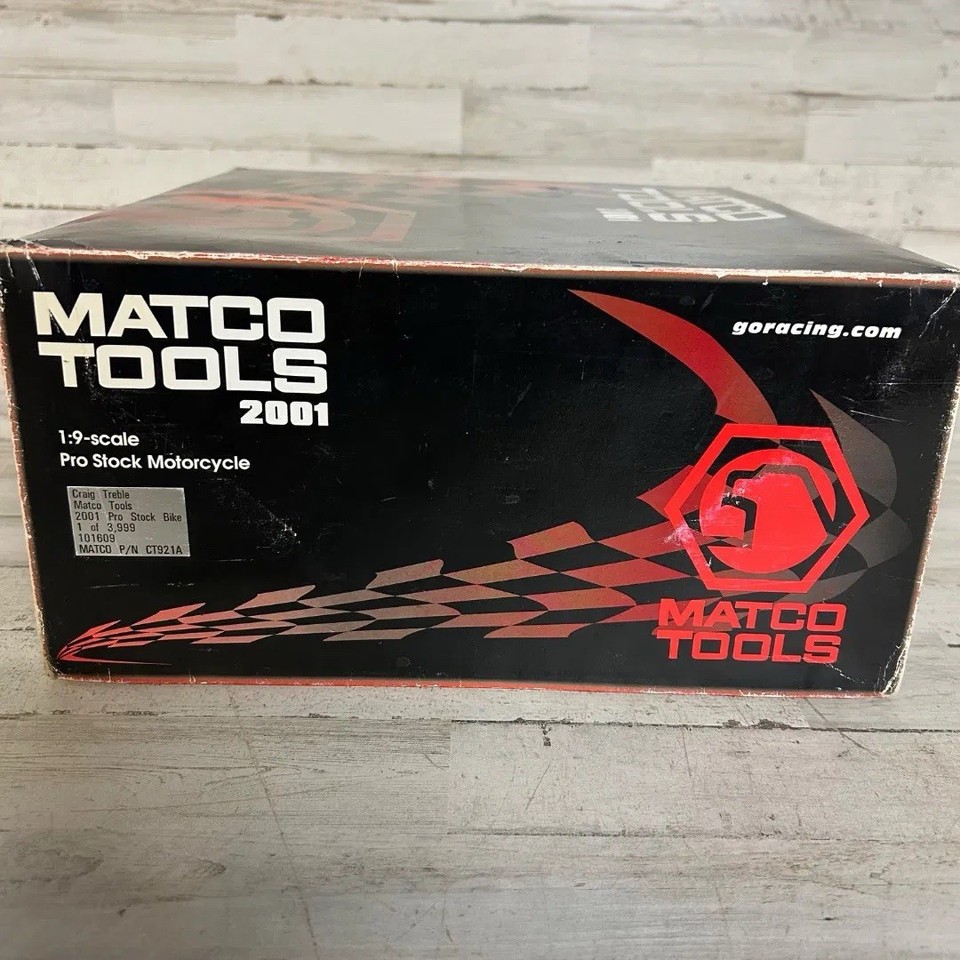Rare Marco Tools 2001 Pro Stock Motorcycle Replica 1:9 Scale Craig ...