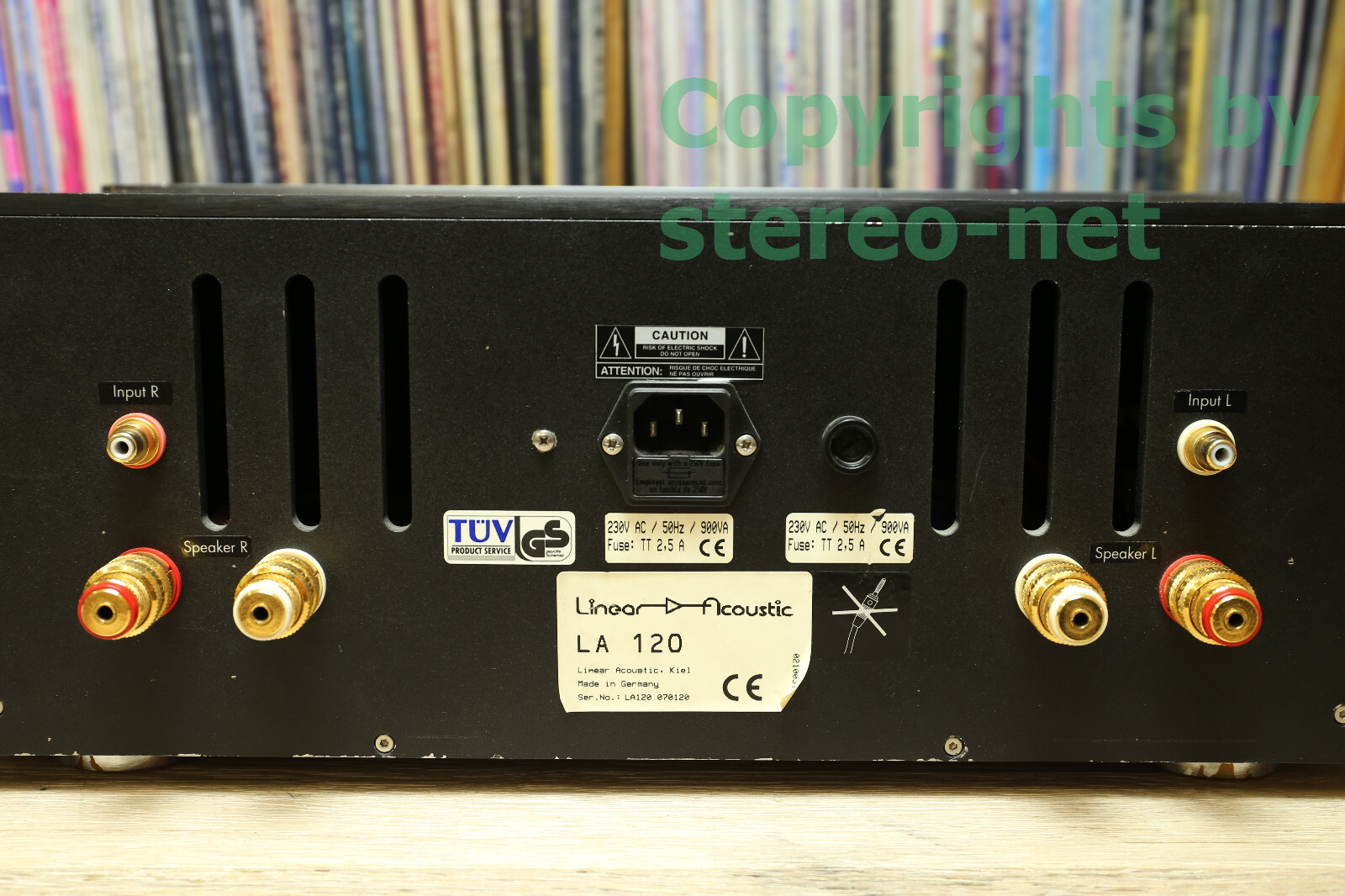 Linear Acoustic LA 120 Stereo Endstufe mit Chromfront! Power Amplifier ...