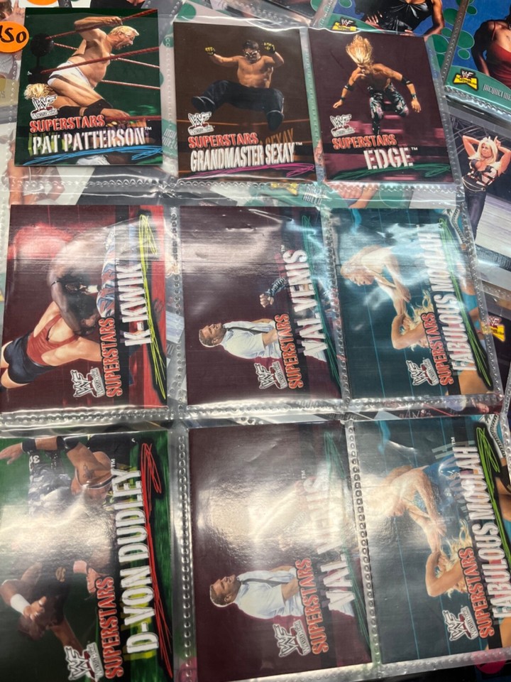 WWF Trish Stratus Lita Fleer WWF Ultimate Diva Rookie Gold Cards | eBay