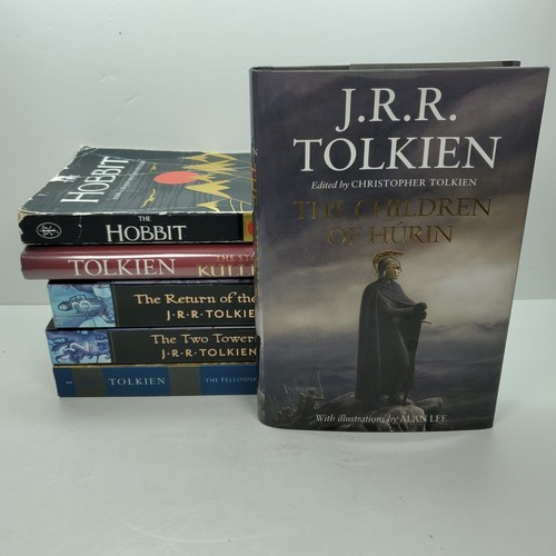 JRR Tolkien Lot of 6 PB & HC Books: Lord of the Rings Trilogy, The ...