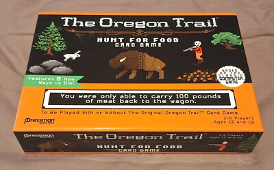 The Oregon Trail Hunt For Food Card Game By Pressman New & COMPLETE | eBay
