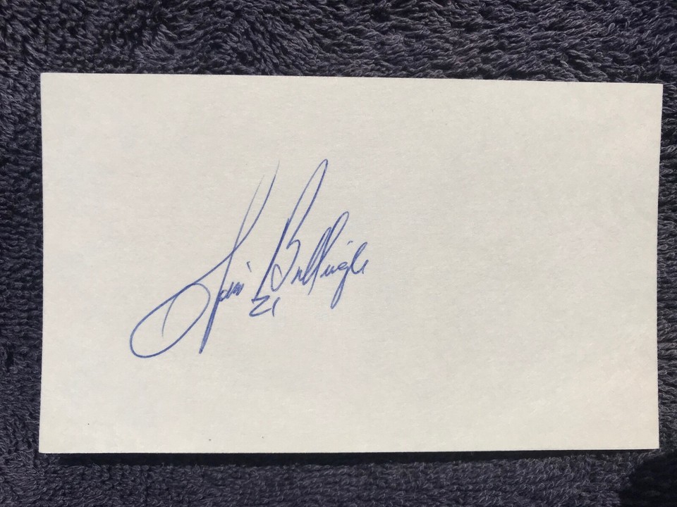 INDEX CARD 3X5 3 X 5 CUT AUTO AUTOGRAPH AUTOGRAPHED SIGNED U YOU PICK ...