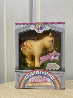 MLP My Little Pony BUTTERSCOTCH 40 Years Anniversary Classic Collection ...