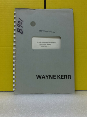 Manuals & Books - Wayne Kerr