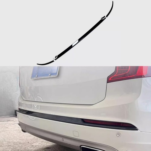 Gloss Black Stainless Steel Rear Bumper Trim Strip 5p For Volvo XC90 ...