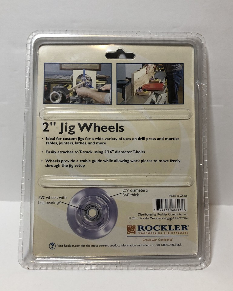 Rockler Woodworking And Hardware 2” Inch Jig Wheels 2013 | eBay