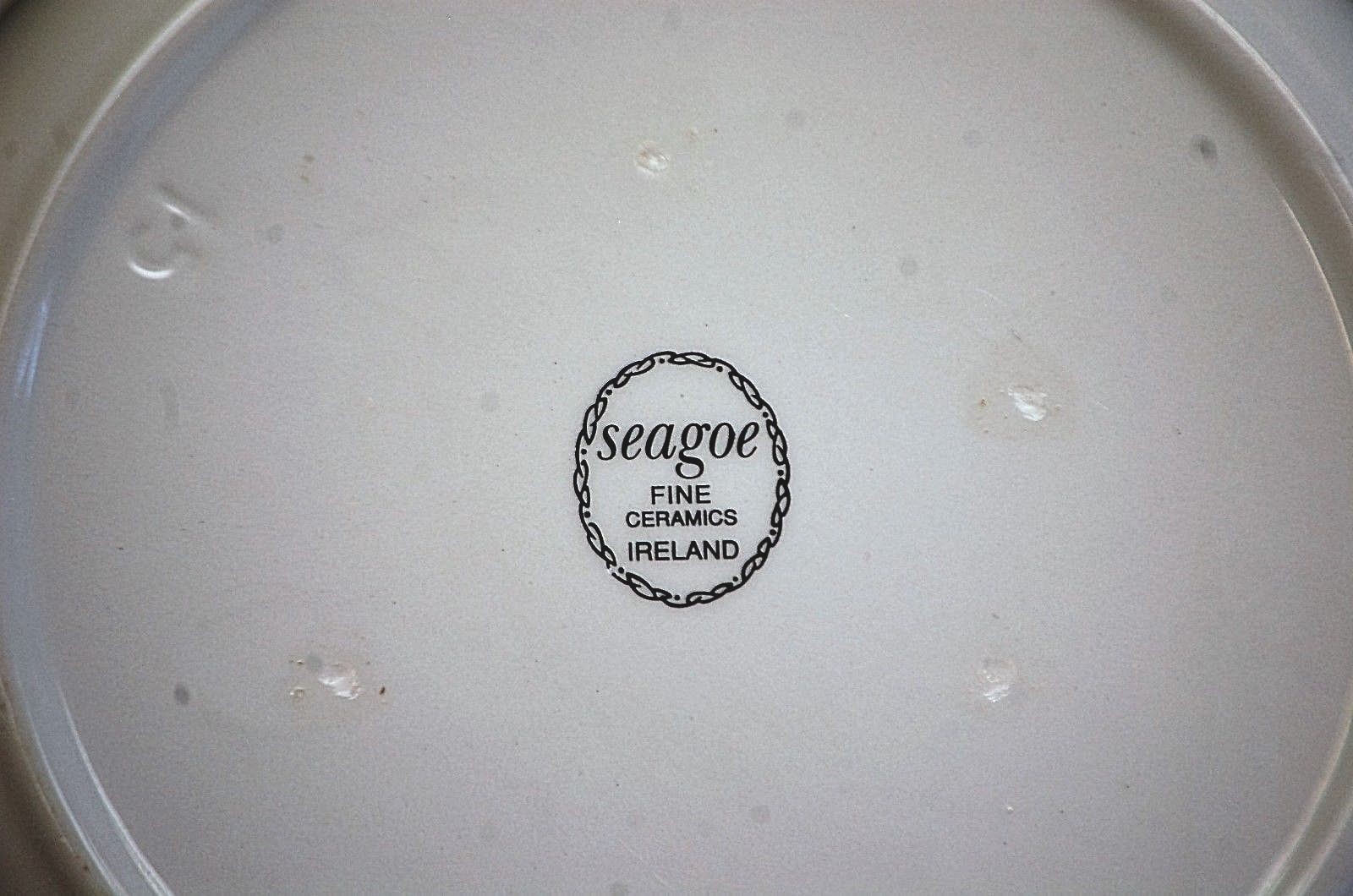 Seagoe Fine Ceramics Ireland Serving Bowl Floral Honeysuckle Blackberry ...