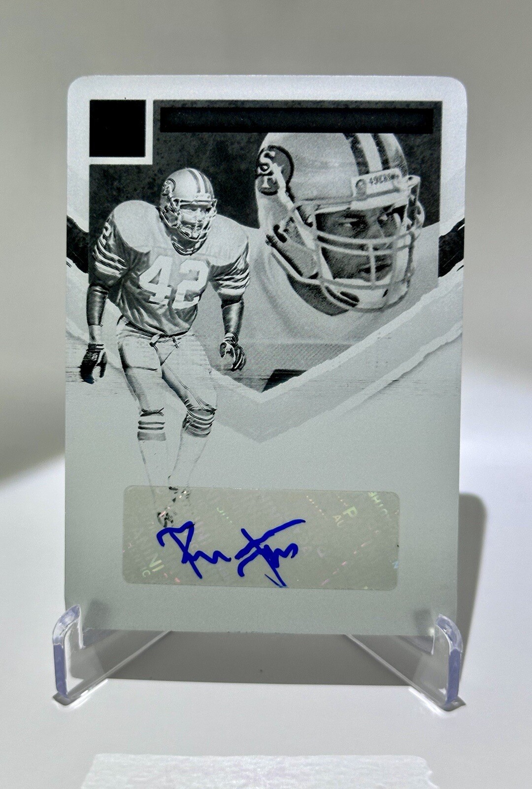 2023 Panini Impeccable - Ronnie Lott Immortal Ink Printing Plate 1/1 ...