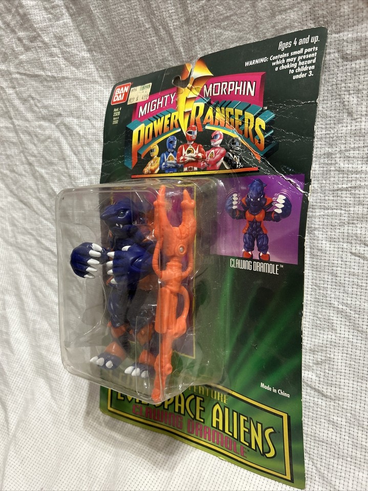 Bandai Mighty morphin Power Rangers Clawing Dramole Evil Space Aliens ...
