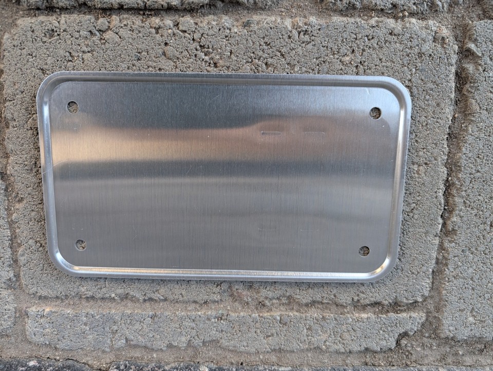 New Mexico otorcycle size license plate sample/prototype with Zia #000 ...