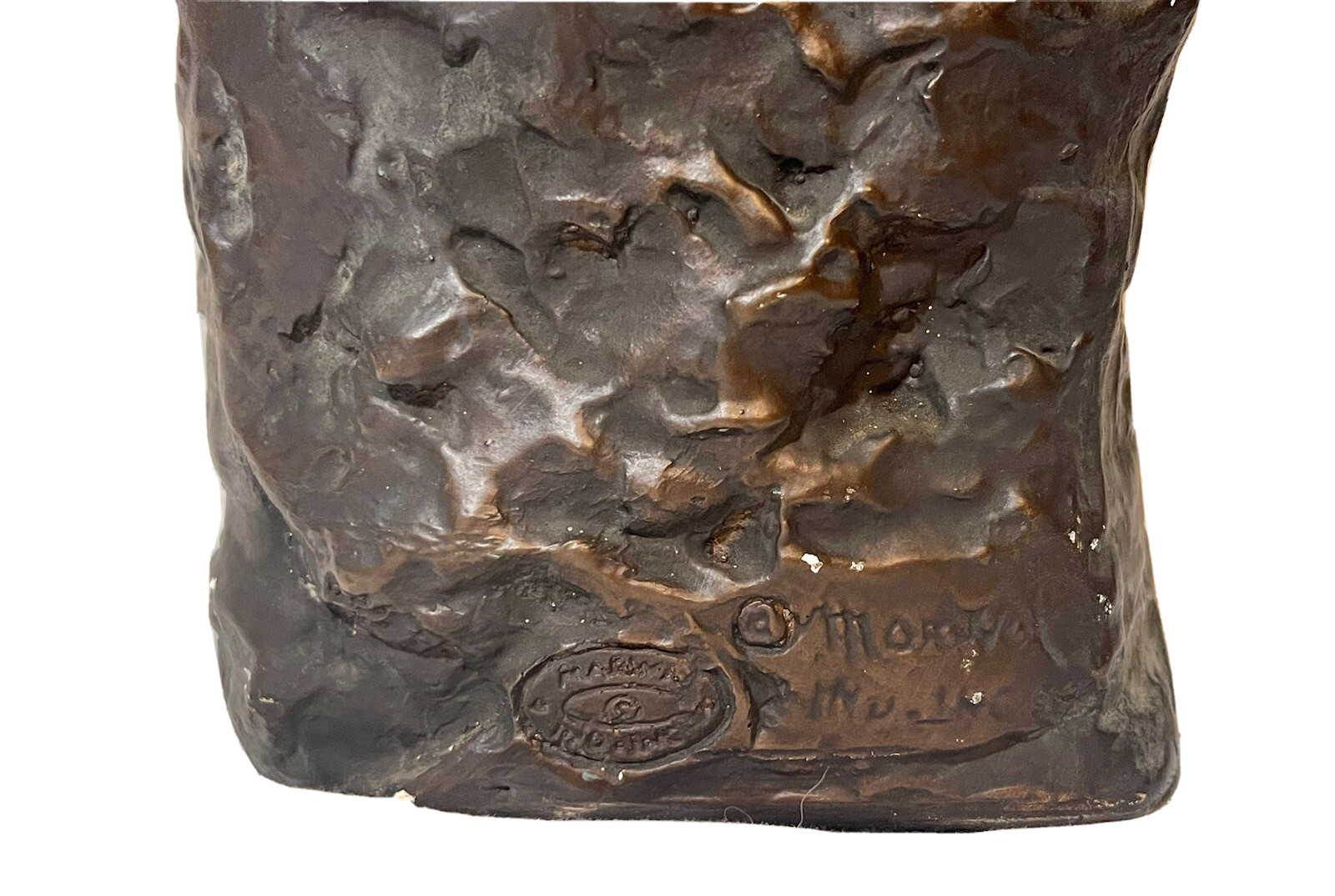 Vintage Marwal Chalkware Sculpture Statue THE THINKER Signed ~ M ...