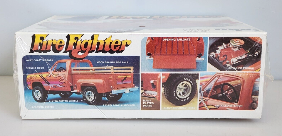 1978 MPC Dodge Fire Fighter Pickup Truck 1/25 Scale Model Kit 1-0418 ...