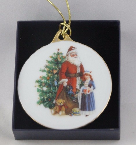 Reutter Porzellan Germany 2 3/4" Vintage Santa Porcelain Christmas ...