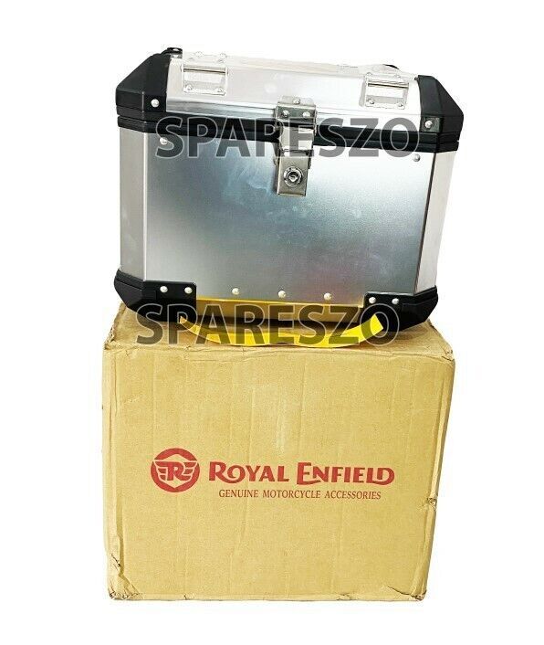 Royal Enfield HIMALAYAN ALUMINIUM SILVER TOP CASE , 26 LTR - Without ...
