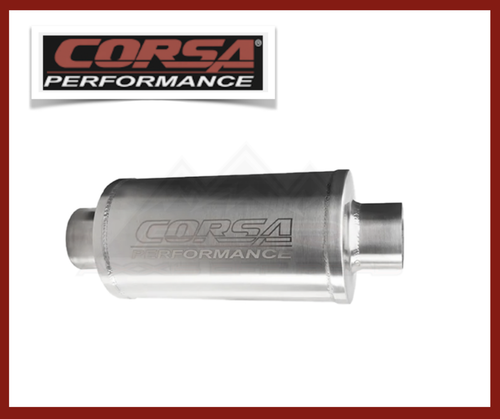 Corsa Performance 2.5" Round Muffler (Packed Resonator) | eBay