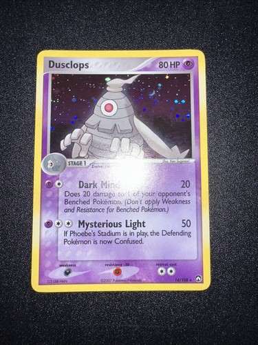 Pokémon TCG Dusclops 14/108 Power Keepers Holo Rare NM/LP | eBay