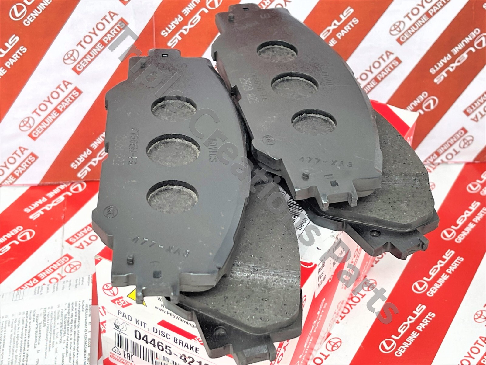 TOYOTA GENUINE 04465-42180 PAD KIT, DISC BRAKE, FRONT OEM 0446542180 | eBay