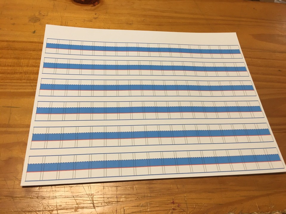 NEW Writing Paper for Kids - HANDWRITING PAPER - (100 sheets) | eBay